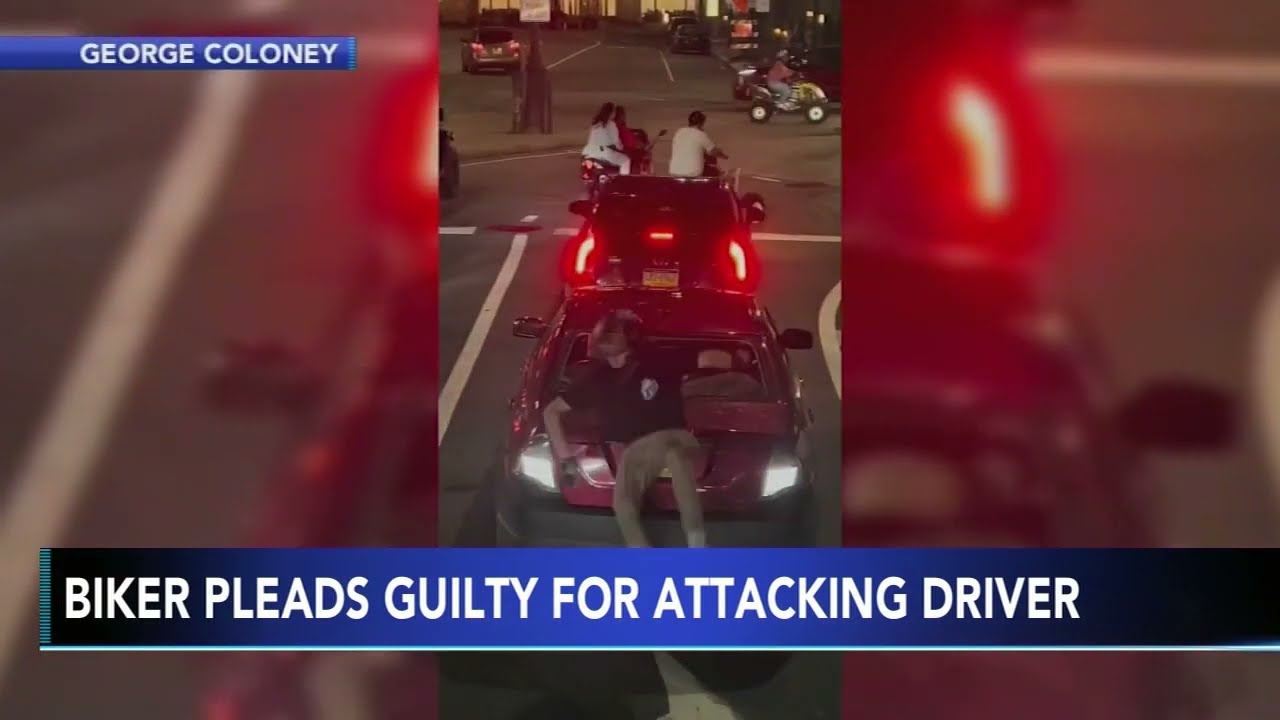 Biker pleads guilty to aggravated assault after video captures Center City attack