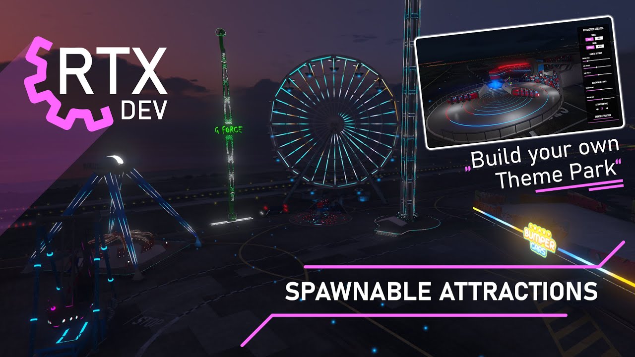 FiveM Script - Spawnable Attractions (RTX DEV)