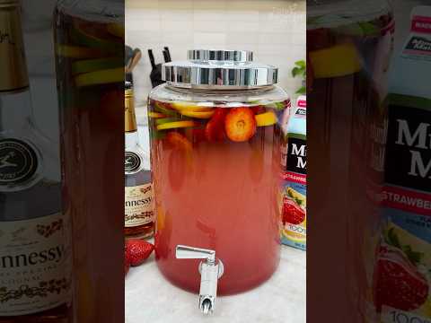 Hennessy Strawberry Lemonade Punch