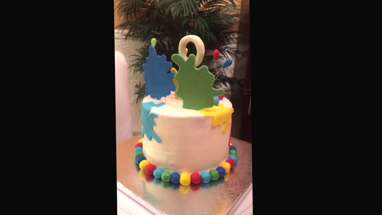 Joyce Gourmet : Paintball Theme Birthday Cake