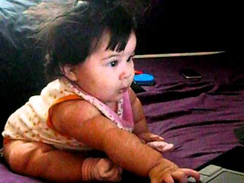 Sophia watching dora