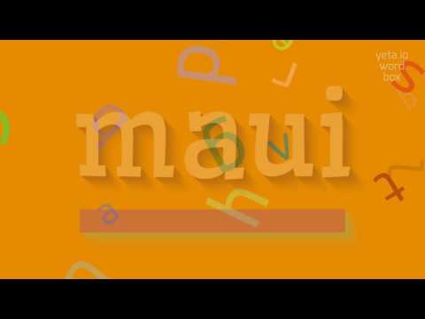 HOW TO SAY MAUI? #maui