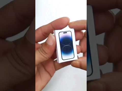 Miniature iphone 14 pro max unboxing 🤩🥰