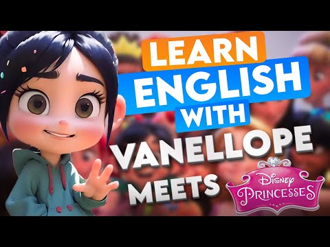 Learn English with Vanellope Meets Disney Princesses Movie | English Speaking with Movie Subtitle