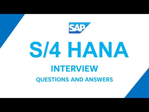 SAP S/4 HANA Interview Questions and Answers | SAP S4 HANA Most asked Questions |