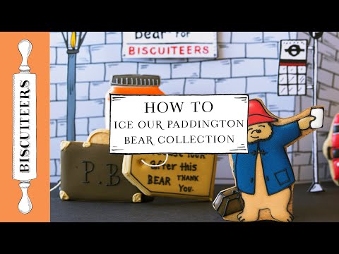 How to ice our Paddington Bear Birthday Biscuits | Hand-Iced Cookies | Biscuiteers Baking Company
