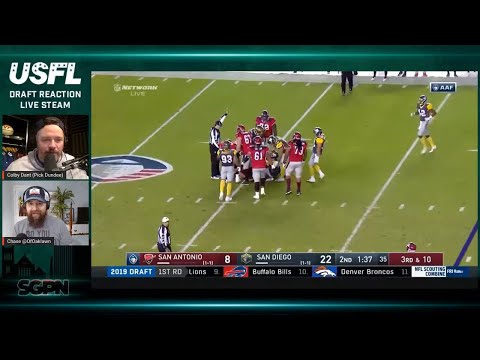 USFL Draft Reaction Live Stream by SGPN (Day Two)