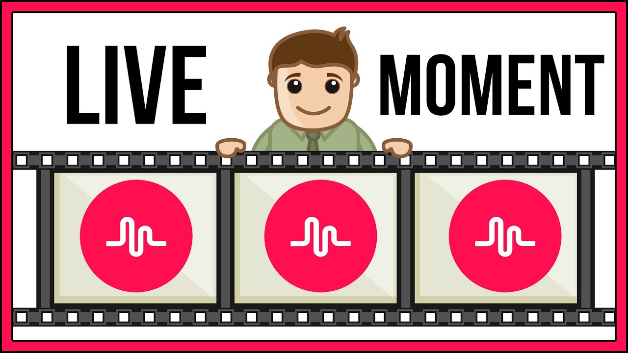 Musical.ly Tutorial - How To Record and Edit A Live Moment