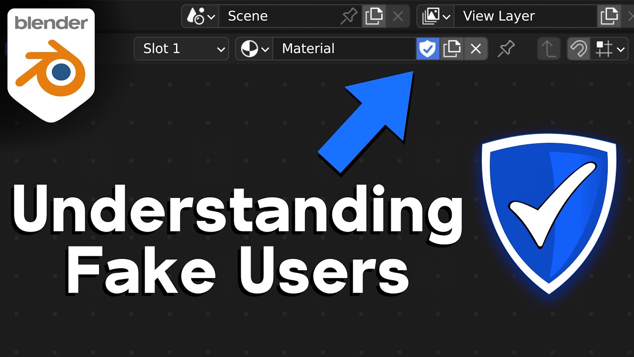 Understanding Fake Users in Blender 🛡️