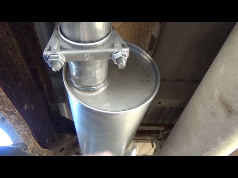How to replace a muffler and tail pipe