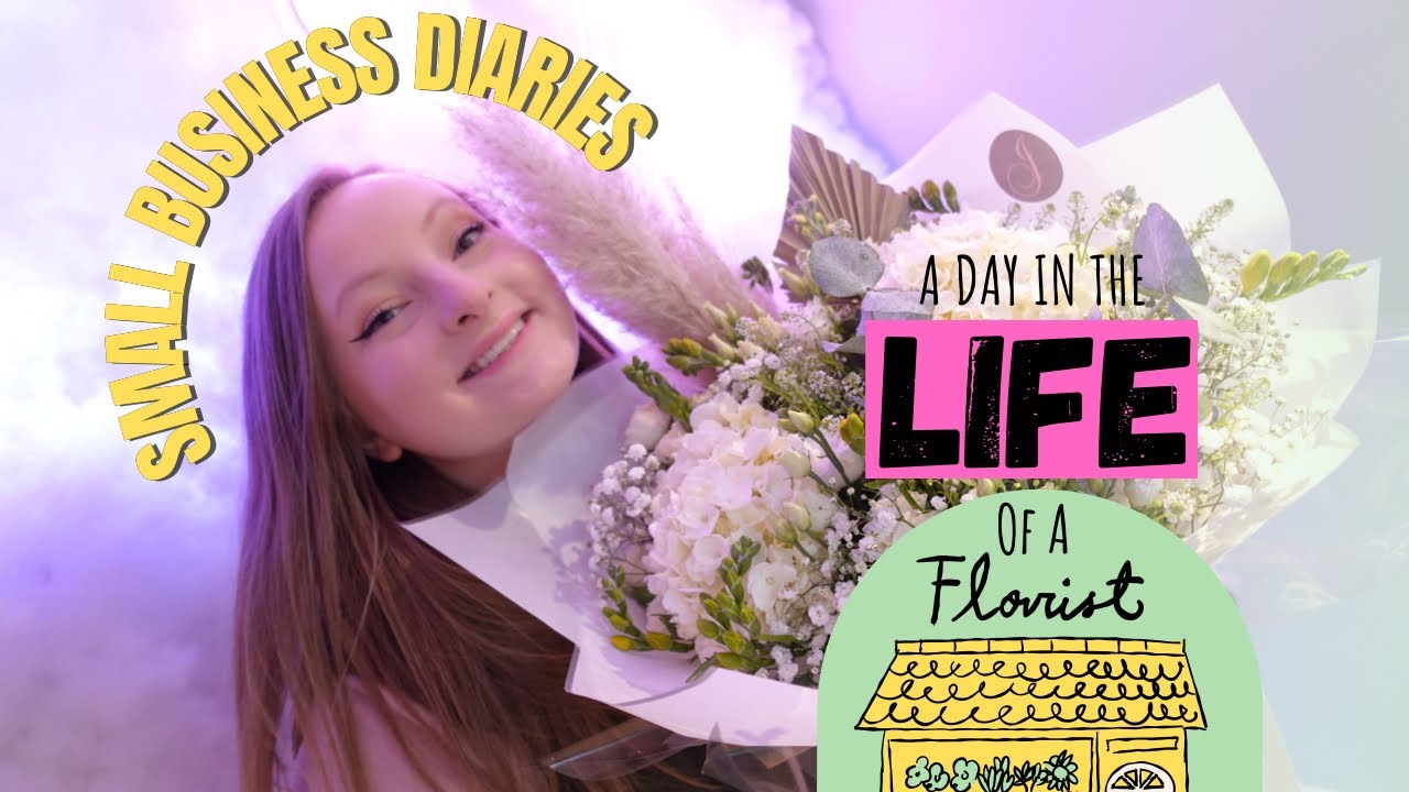 Small Business Diaries 🌸 Making flower orders, delivering and small business chats