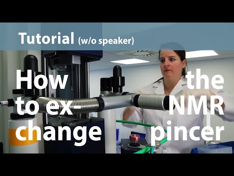 numares Tutorial*: How to exchange the NMR pincer (NMR spectroscopy maintenance)