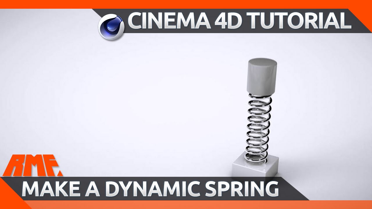 Cinema 4D Tutorial - How to Create a Dynamic Spring