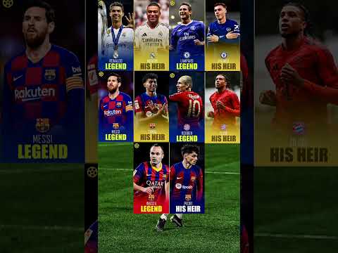Football Legends and their Heirs ๐ฎ who will have the best career of these players ๐