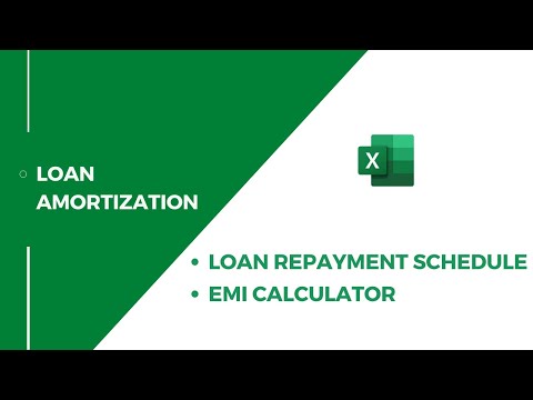 Loan Amortization Schedule | EMI Calculator | How to Calculate EMI? | Basic Excel