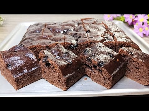 HANYA 1 BUTIR TELUR !! BROWNIES KUKUS EKONOMIS RASANYA NYOKELAT DAN KEMBUT