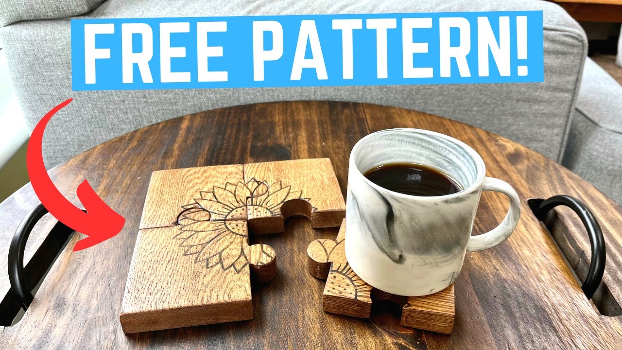 Beginner Scroll Saw Project | Easy Coasters!