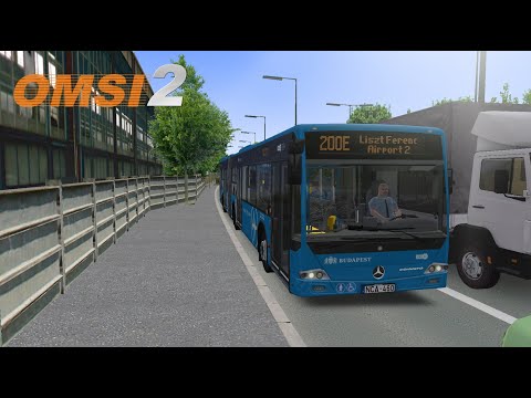 OMSI 2|Délpest 5.2|200E ➤Kőbánya Kispest M➟Liszt Ferenc Ne. Re.|Mercedes Benz Conecto|BKK Futár