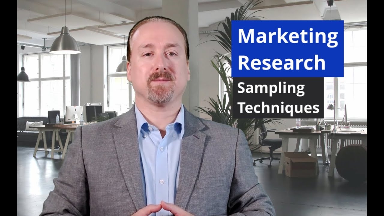 Marketing Research: Sampling Techniques (Tutorial for Beginners)