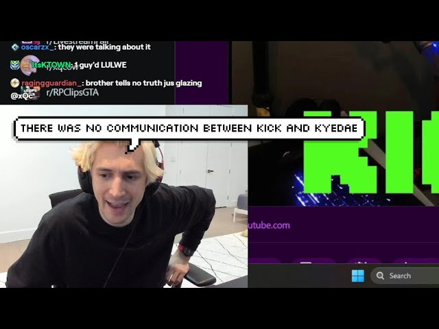 "There was no communication done with Kyedae from Kick" - xQc dismisses ...