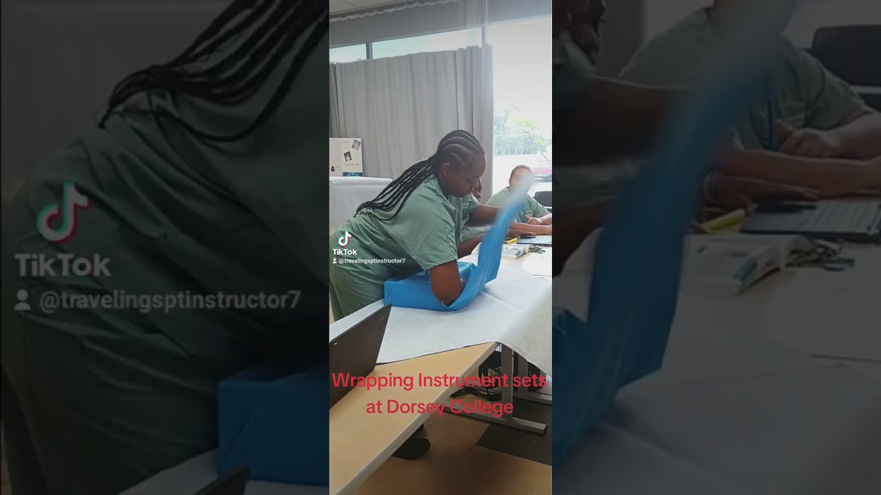 Work from my student #hspa #CBSPD #centralsterileprocessing #sterileprocessing #fyp