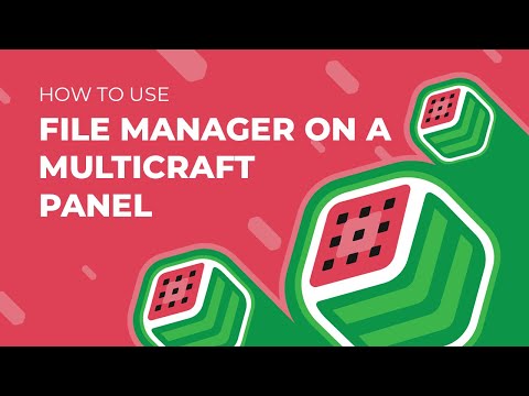 How To Use the File Manager on the Multicraft Panel!