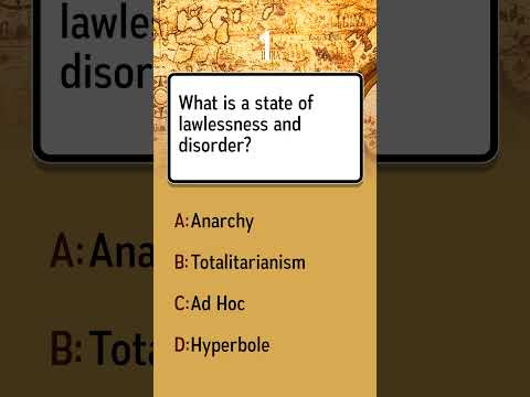 Define lawlessness and disorder.