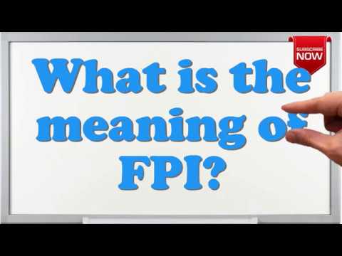 What is the full form of FPI?