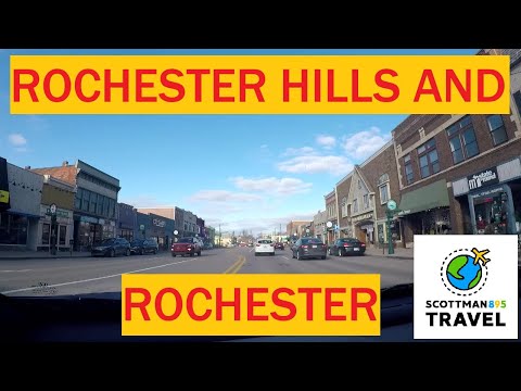 Driving with Scottman895: Rochester and Rochester Hills, Michigan Driving Tour