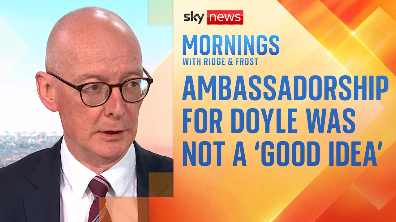 Ambassadorship for Matthew Doyle was not 'a good idea,' says minister