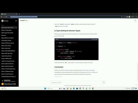python type hint module
