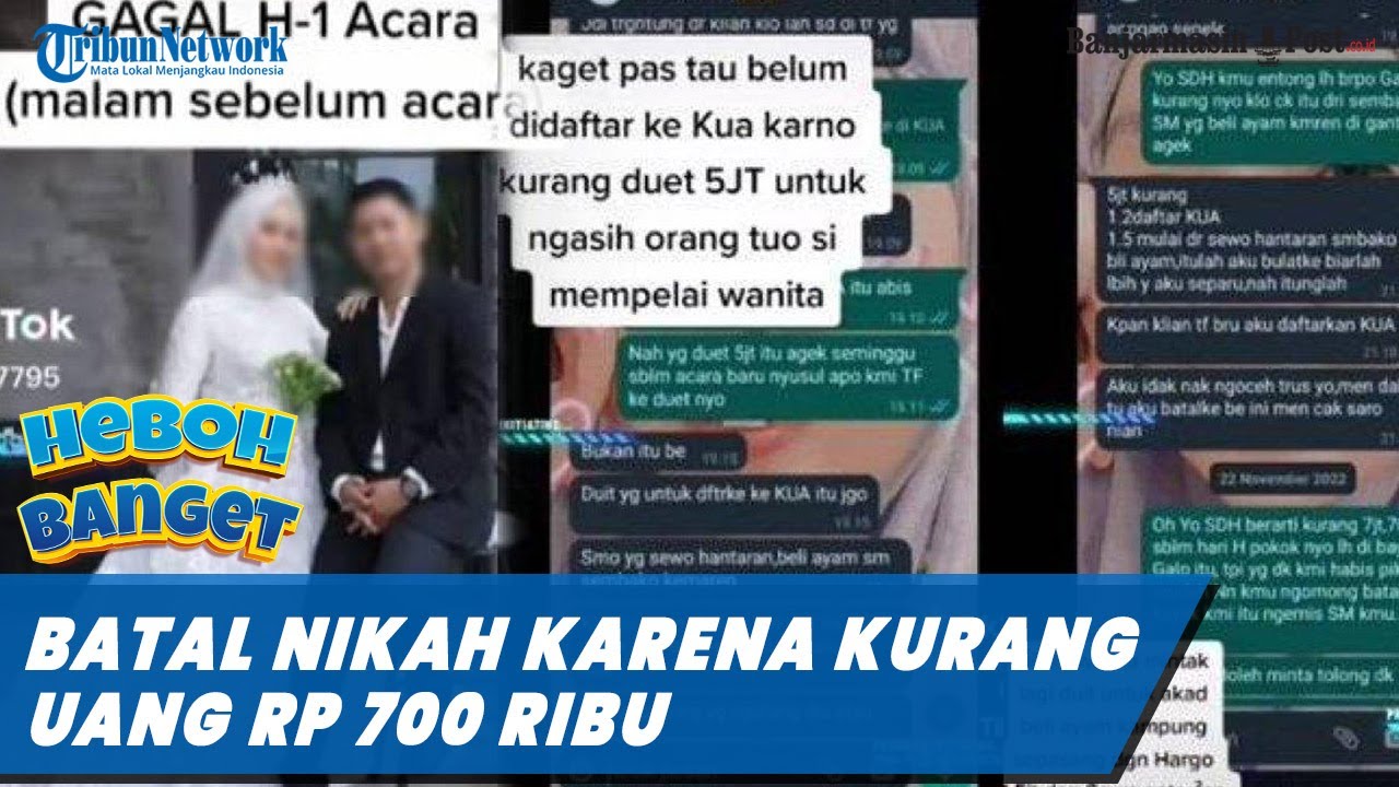 Viral Kisah Pria Ini Batal Nikah Padahal Sudah Beri Uang Rp 35 Juta dan Emas 2 Suku, Ini Penyebabnya