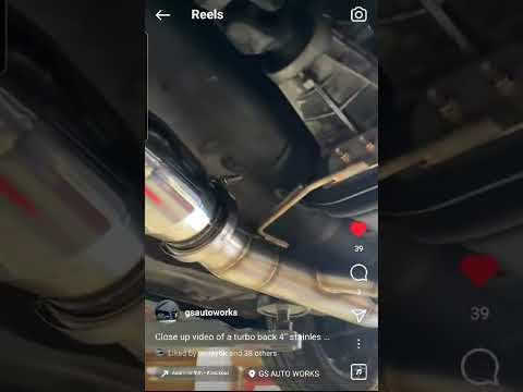 Full 4Inch Exhaust Stainless Steel with Vibrant Titanium Muffler