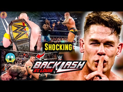 John Cena vs Randy Orton | Shocking RESULTS, Matches & More, WWE Backlash 11 May 2025 highlights