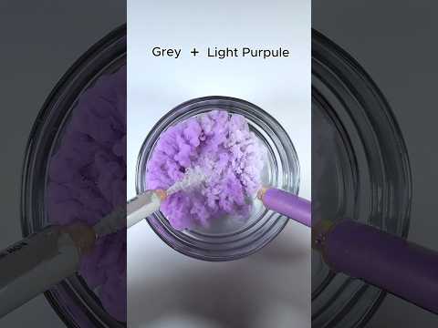 Grey + Light purple #colormixing #satisfying #trending #colors #trendingshorts #youtubeshorts #fyp