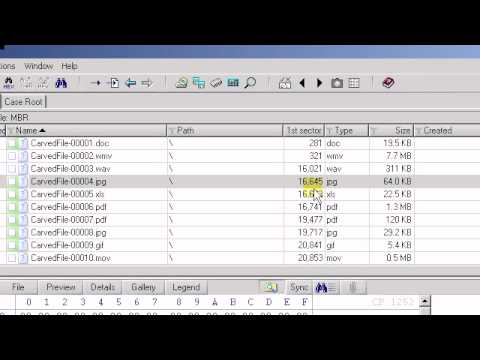 Video 6 - Navigating an image or disk using LBA sector numbers
