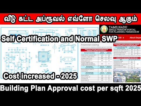 plan approval cost, tamilnadu building approval, building approval cost, plan approval cost 2025