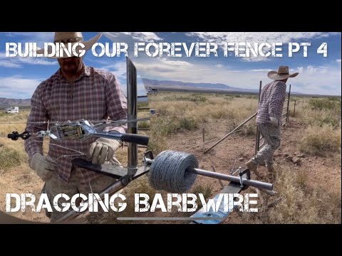 How to install barbwire fence. How tight should barbedwire be?