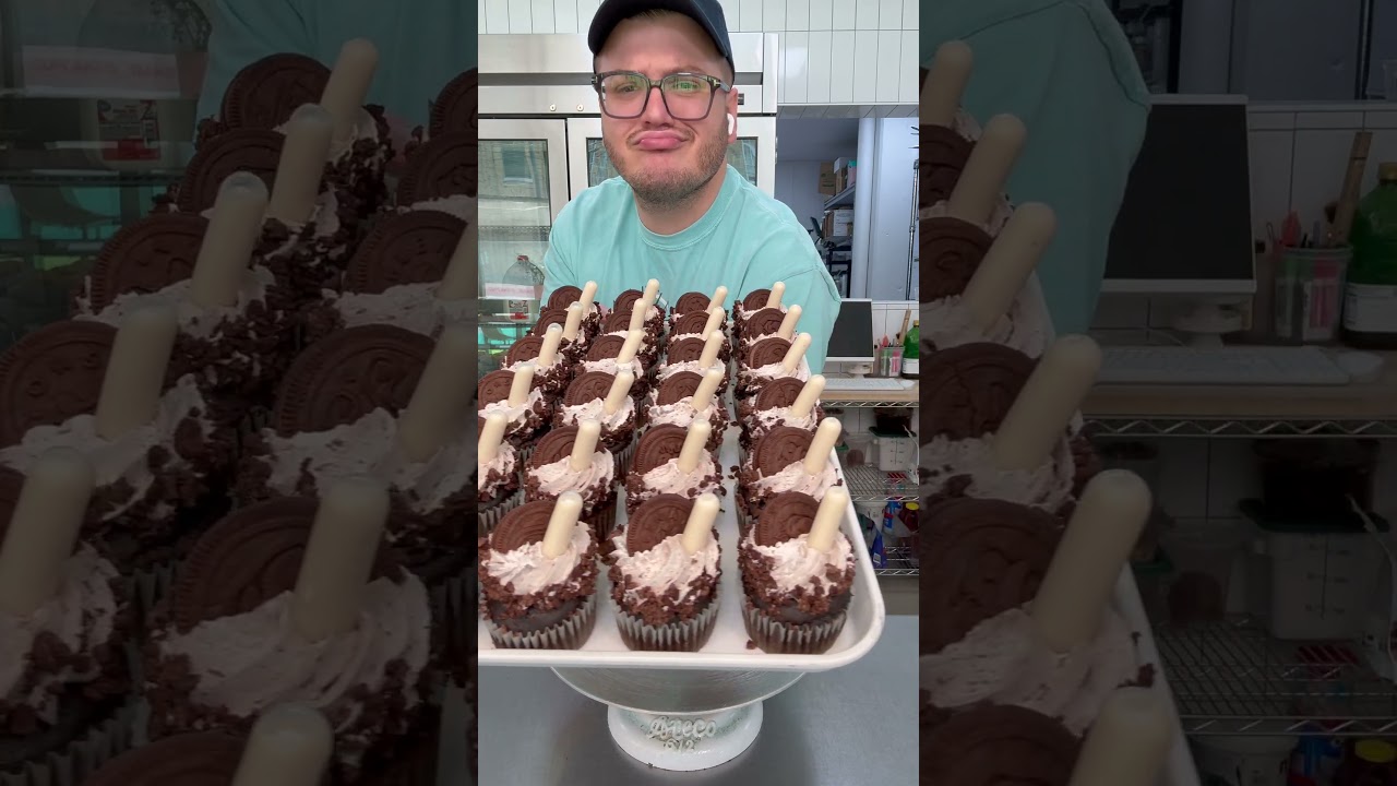 170 cupcakes & it's the Areo Horchata cupcakes for meeeeeeee ✨ #cupcakes #bakerylife  #part1