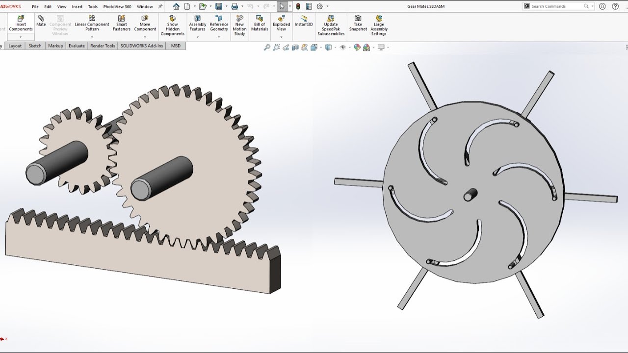 ALL SolidWorks Assembly Mates - Examples