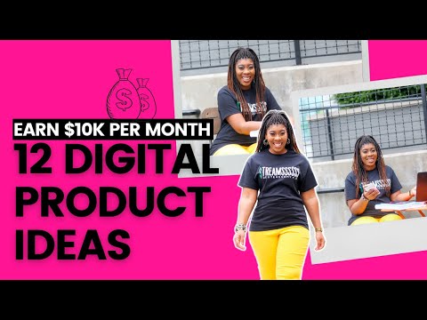 12 Digital Product Ideas To Sell Online with NO MONEY 2024 | Earn PASSIVE INCOME & Make MONEY ONLINE