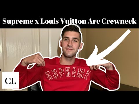Supreme x Louis Vuitton Arc Logo Crewneck Review
