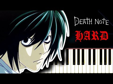 DEATH NOTE OP – THE WORLD – Piano Tutorial | Sheet Music Boss