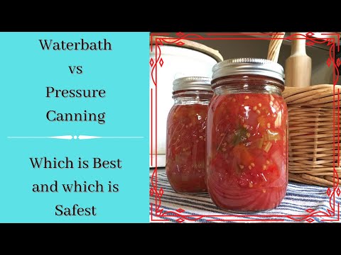 Waterbath Canning vs Pressure Canning - The what, why, and how to can safely with each method.