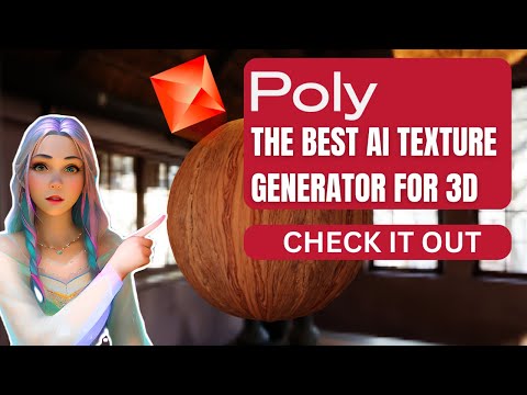 The best AI Generator to generate HIGH QUALITY Textures for Blender