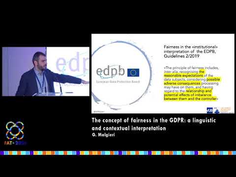The concept of fairness in the GDPR: a linguistic and contextual interpretation
