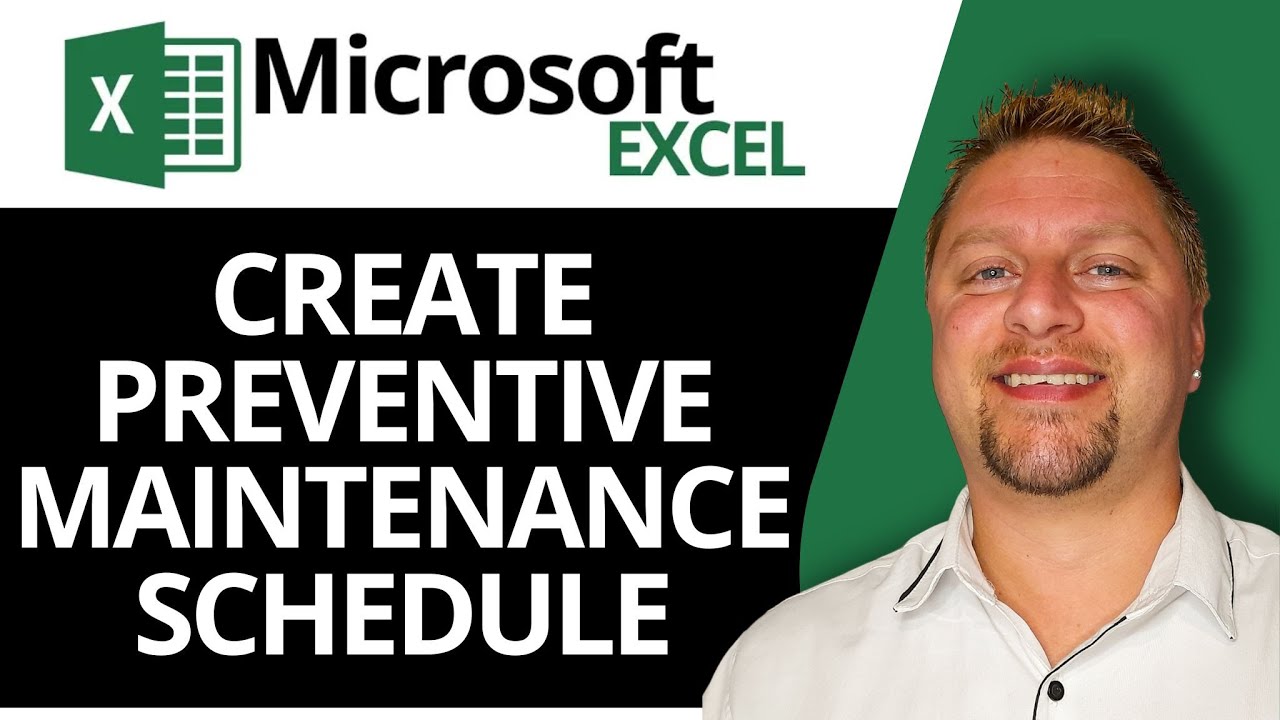 How to create preventive maintenance schedule in Excel | Excel Tutorial 2026