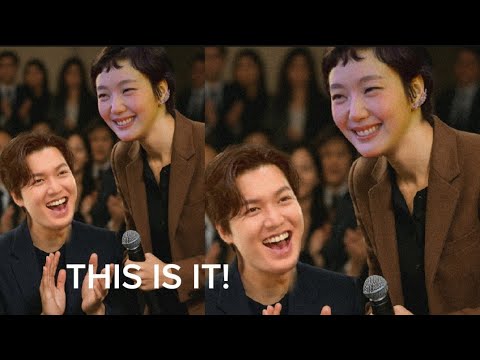 THS IS IT! LEE MIN HO APPEARED AT THE EVENT TO CHEER KIM GO EUN