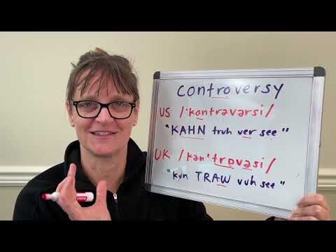 How to Pronounce Controversy (US vs. UK English)