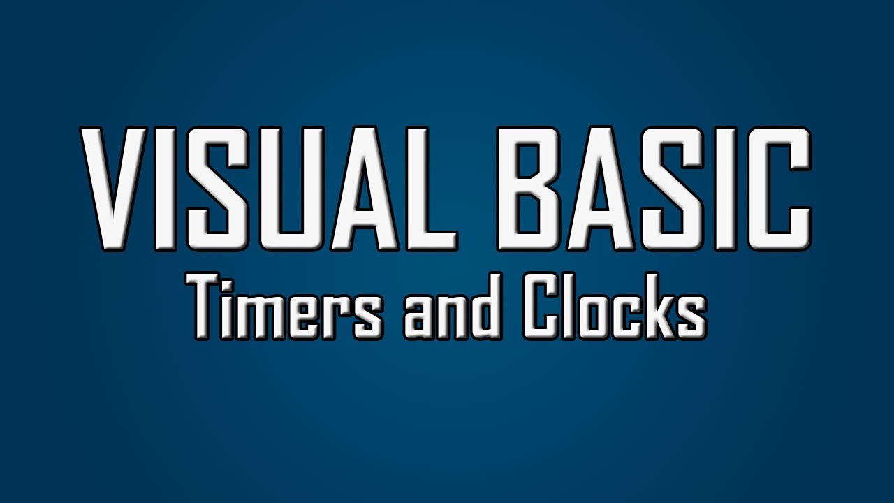Learn Visual Basic - #9 Timers and Auto-Updating Clock